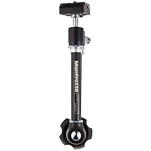 Manfrotto 244RC Variable Friction Magic Arm Quick Release (Black) & 035RL Super Clamp with 2908 Standard Stud - Replaces 2900 - Black