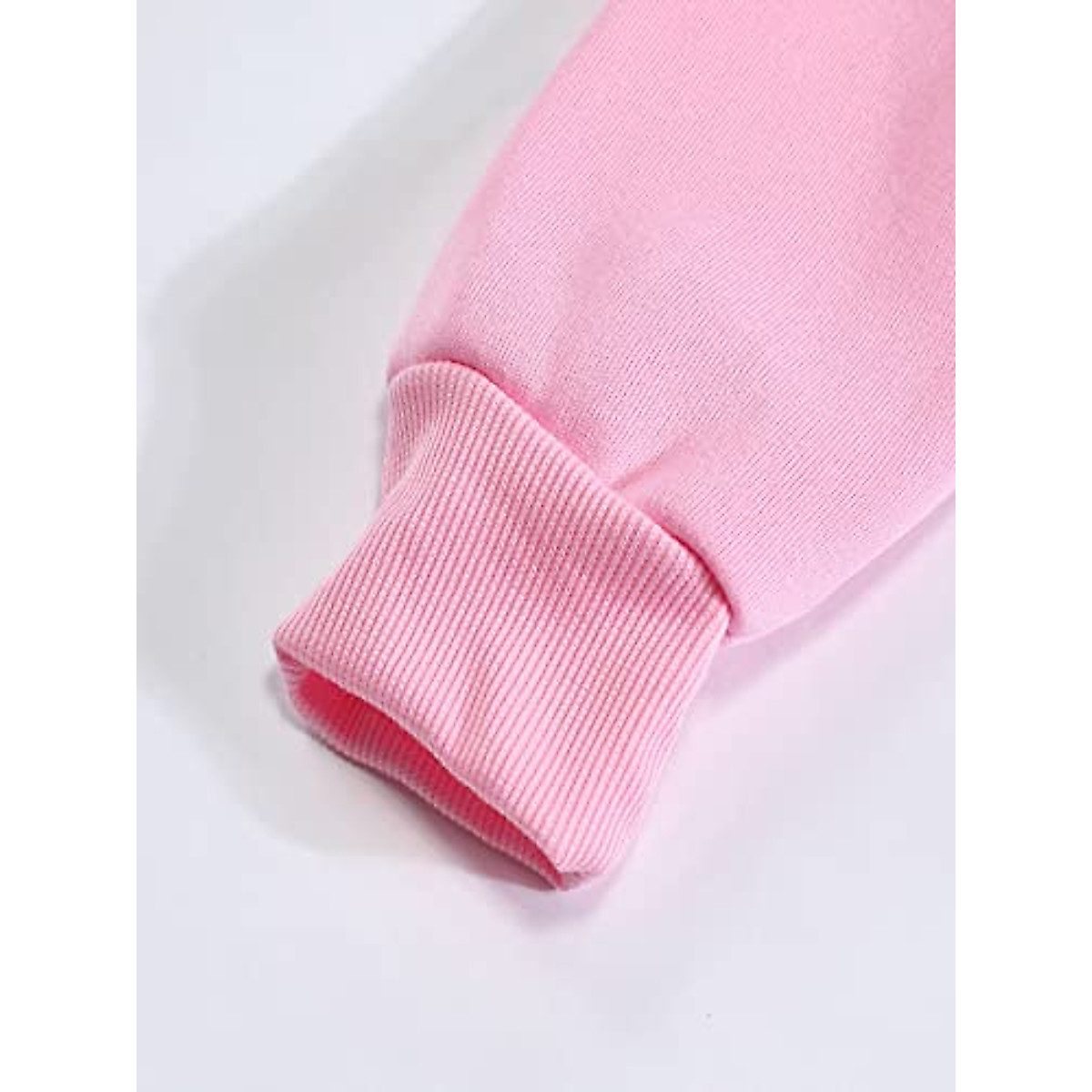 DIDK Women's Casual Pullover Long Sleeve Drawstring Hoodie Sweatshirt with Pockets Light Pink M