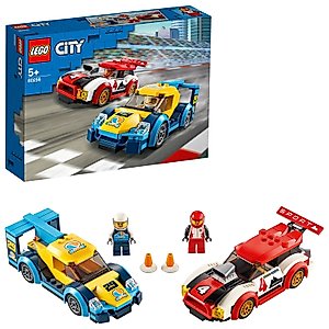 LEGO 60256 City Nitro Wheels Racing Cars Toy with 2 Race Drivers Minifigures, Rally Vehicles for Kids 5+ Year Old