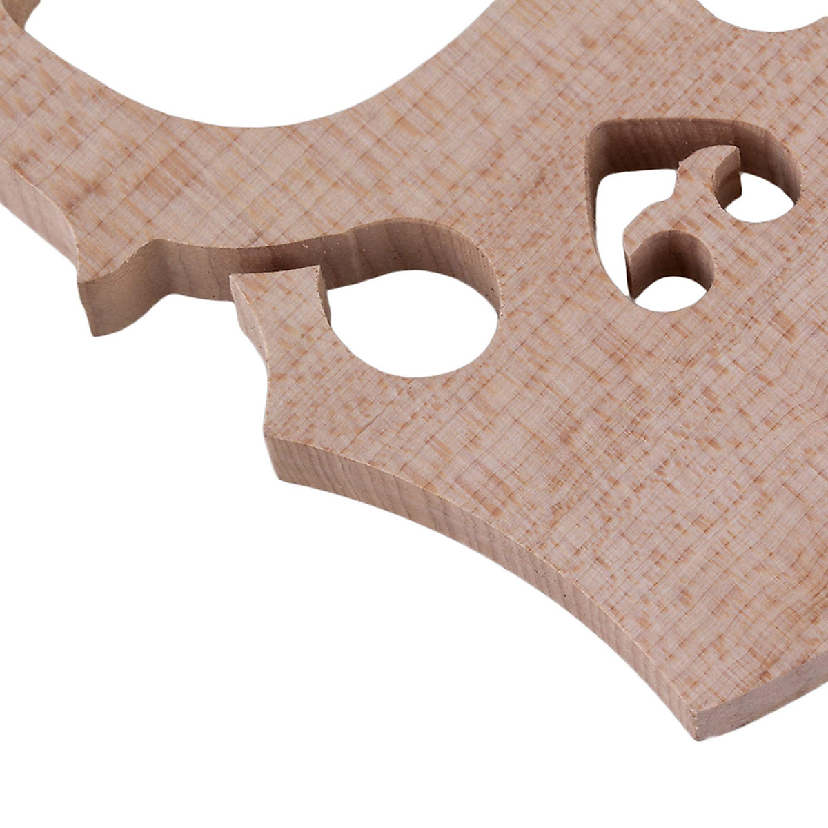 Mxfans Cello Bridge 4/4 Full Size Burlywood Maple Bridge for Cello Strings Wood Set of 5