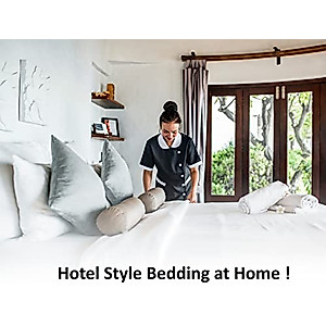 Luxury 1000 Thread Count 100% Egyptian Cotton Bed Sheets 2 Pc Standard Ivory Pillow Case Set, Sateen Weave, Single Ply Yarns, Luxury Hotel Collection, 4" Hem Stitched