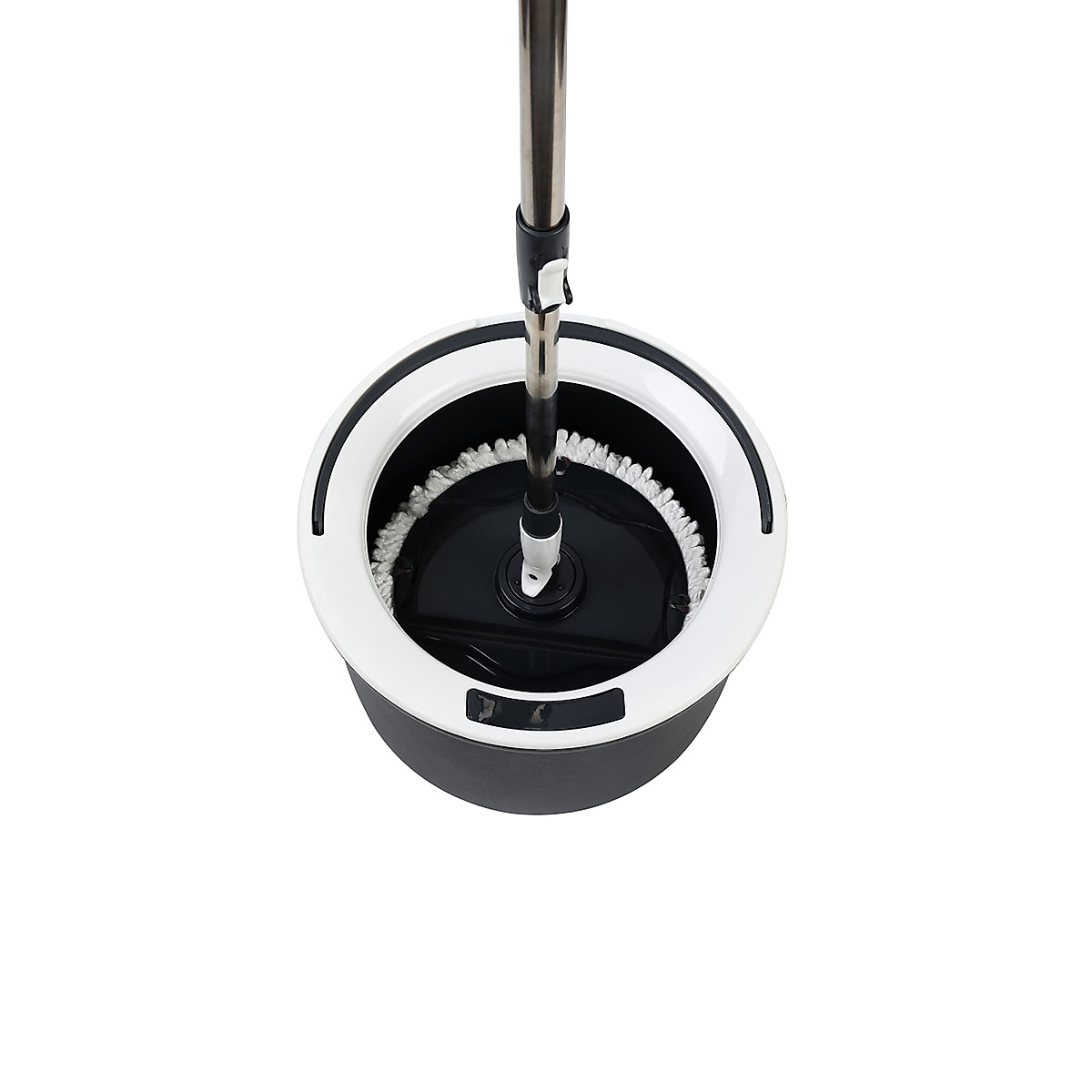 Medallion Grand Cleaning Spin mop and Bucket Set Spin with Microfiber Gray