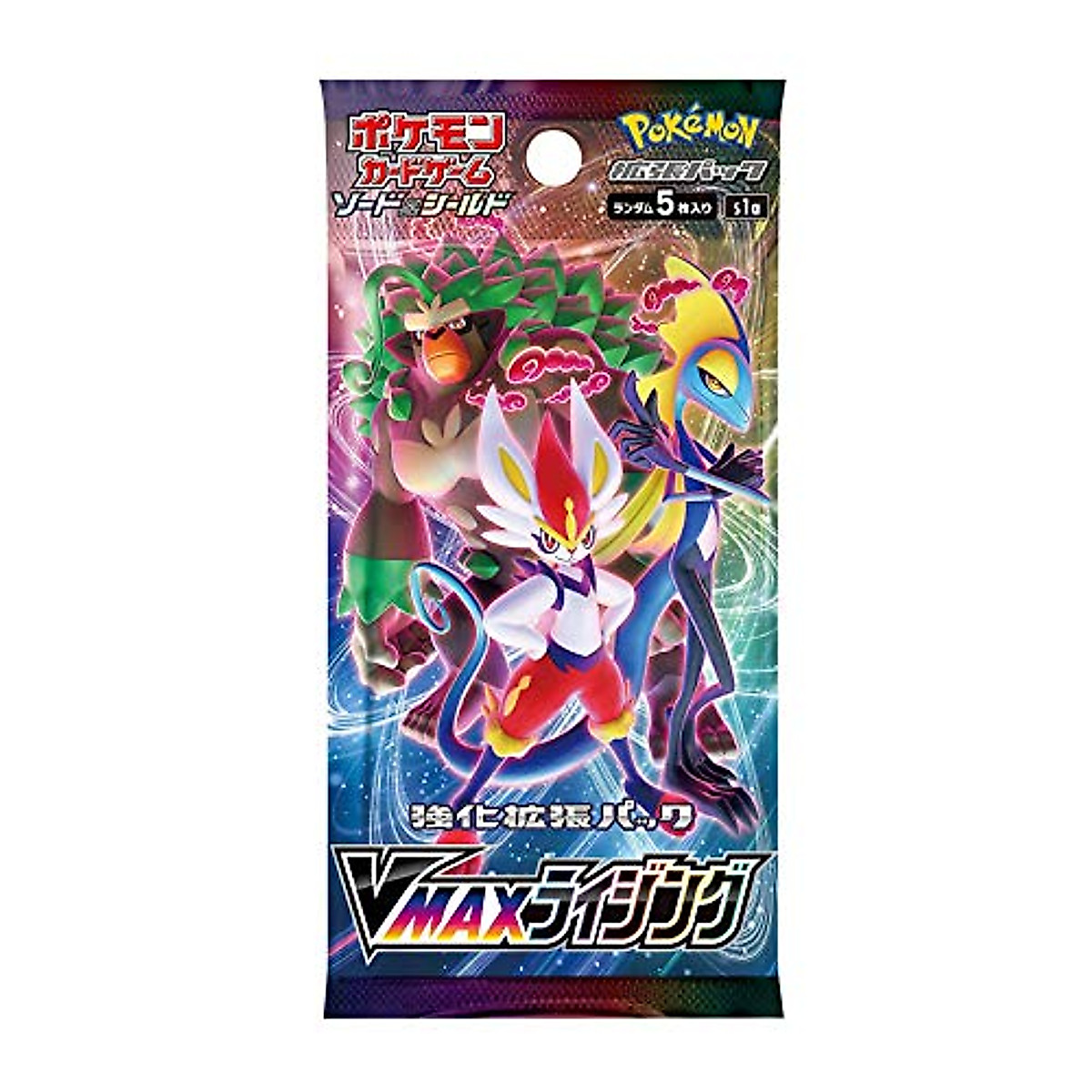 Pokemon (1pack) Card Game Sword & Shield VMAX Rising Japanese.ver (5 Cards Included)