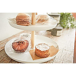 Yamazaki Home 3-Tier Food Serving Stand - Appetizer & Dessert Tray Party Organizer