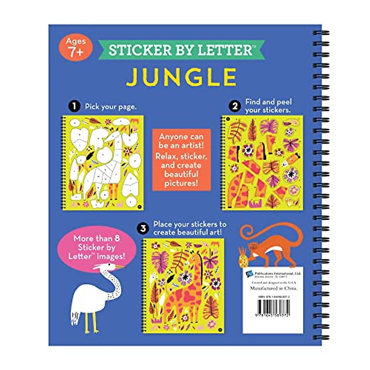 Brain Games - Sticker by Letter: Jungle