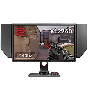 BenQ ZOWIE XL2740 27-inch 240Hz Gaming Monitor with G-Sync Compatible/ Adaptive Sync | 1080p 1ms | Black Equalizer for Competitive Edge | S-Switch for Custom Display Profiles | Shield