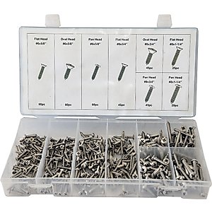 Swordfish 31930-420pc Stainless Steel Screw Assortment