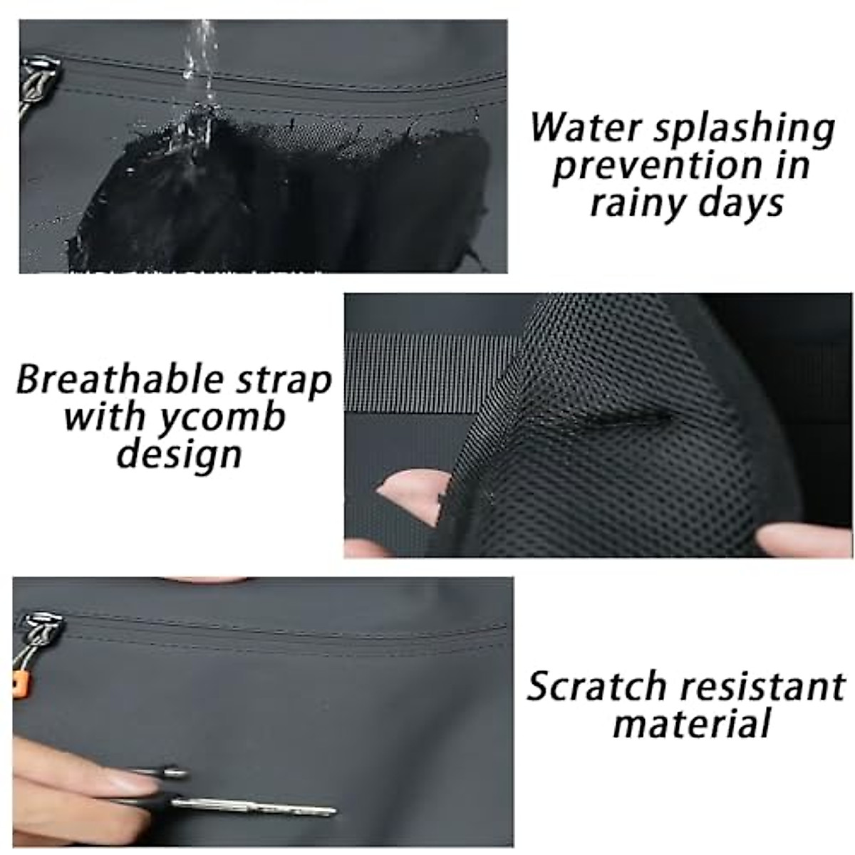 Wantdali Suitable for 15.6-inch laptop backpacks Men waterproof work backpack, Fashion travel backapck Adult computer laptop (black)