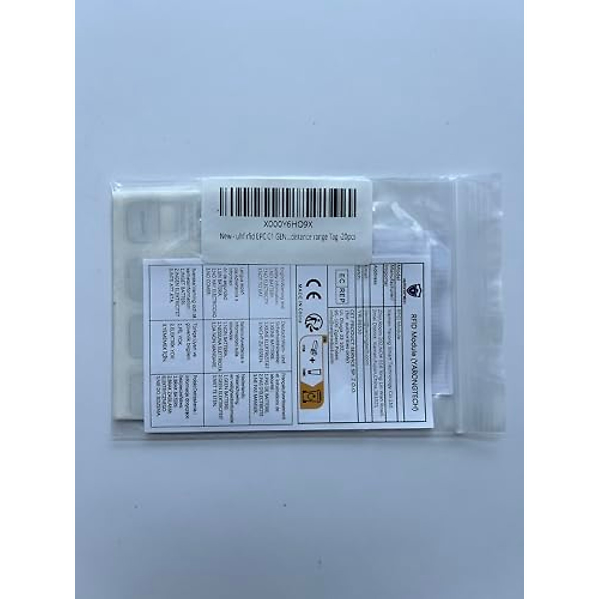 EPC C1 GEN2 ISO18000-6C Monza R6 73X17mm Long Distance Range RFID UHF Tag Inlay -20pcs