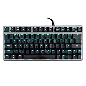 VELOCIFIRE Tenkeyless Mechanical Keyboard Mini, 78-Key Compact Ergonomic, Outemu Brown Switches Backlit and Double-Shot ABS Keycaps for Copywriter, Typist and Programmer