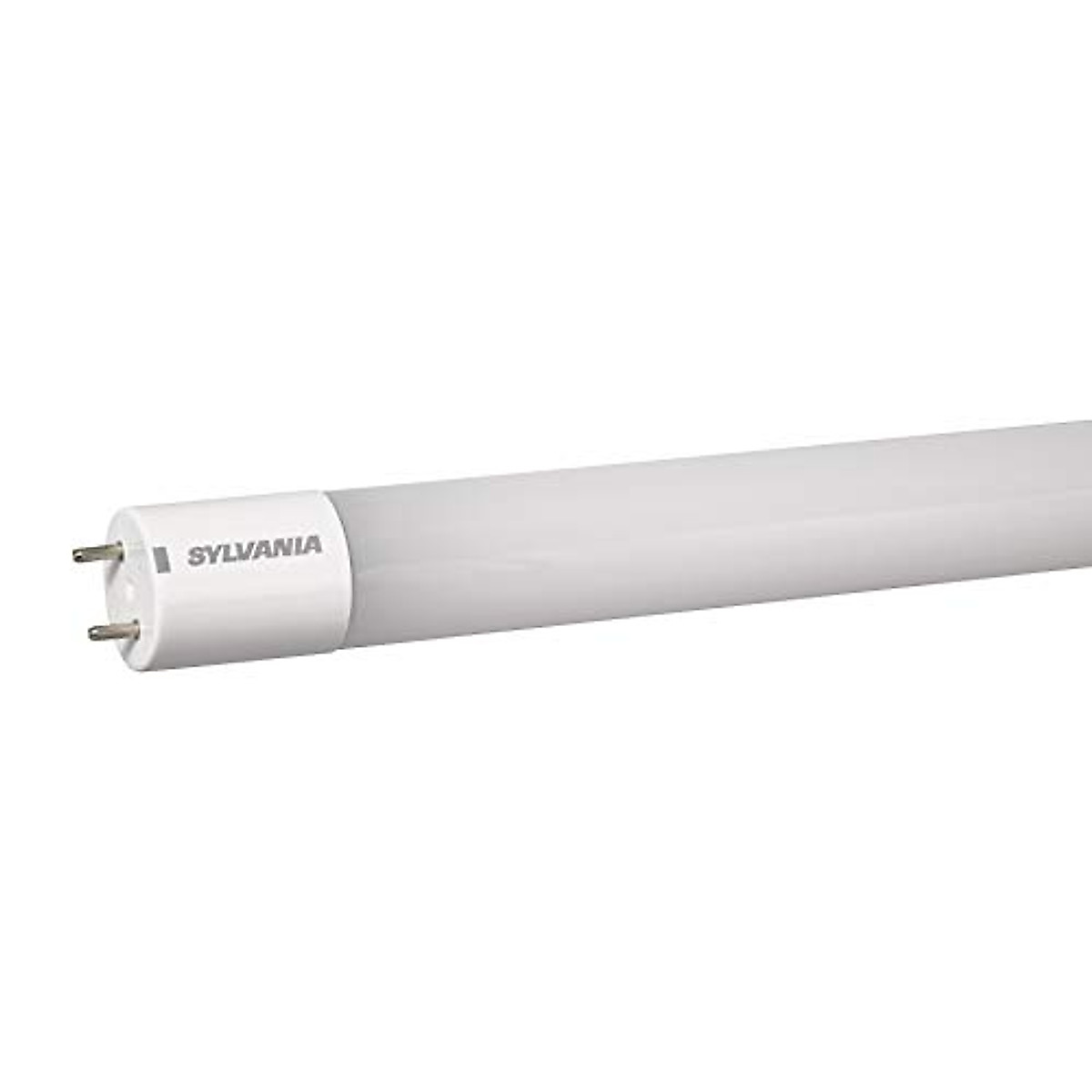 SYLVANIA T8 LEDlescent LED Linear Light Bulb, Non-Dimmable, Ballast-Free, 1100 Lumens, Frosted, 3000K, Warm White (75013)