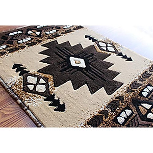 Champion Rugs Southwest Native American Navajo Aztec Indian Berber Carpet Area Rug (2 Feet X 7 Feet Runner)