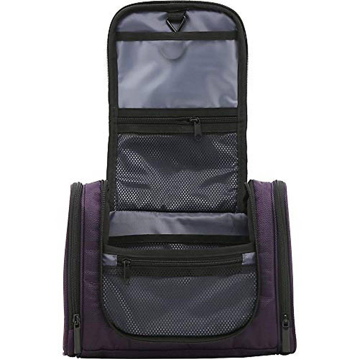 Travelers Club 11" Toiletry Kit Travel Accessory, Charcoal, 11 Inch