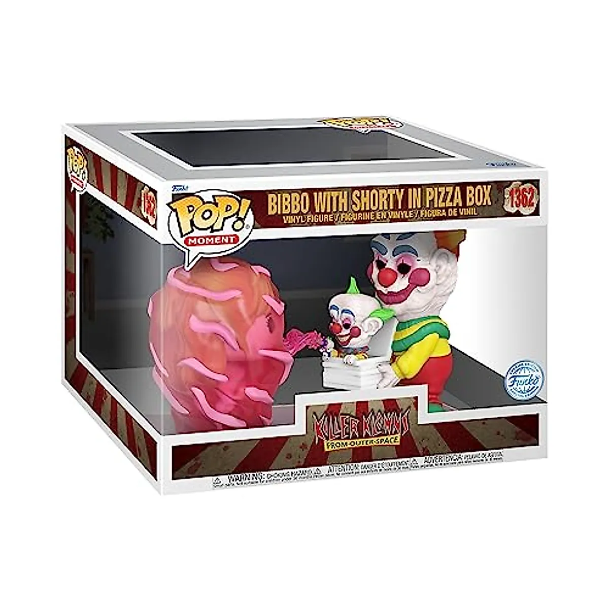 Funko Spirit Halloween Killer Klowns from Outer Space Bibbo with Shorty in Pizza Box Movie Moment POP! Figure