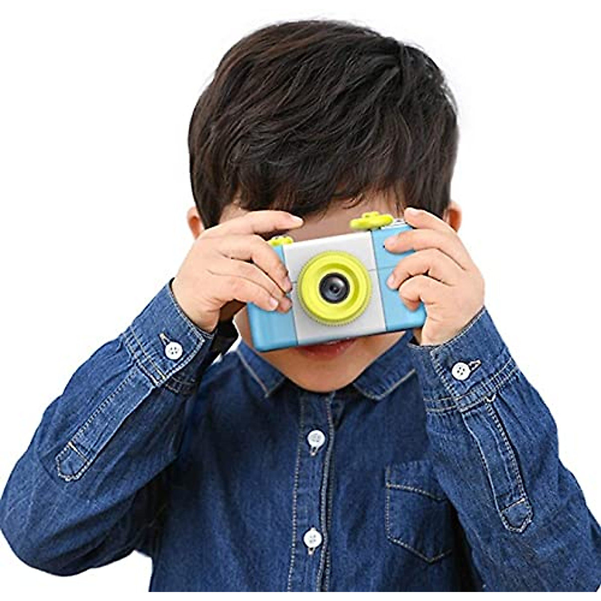 GIENEX Kids Camera Digital Cam for Girls Rechargeable Child Video Recorder with 16GB SD Card 12MP HD 1080P 2 Inch Screen for 3-12 Year Old Boys Toddler