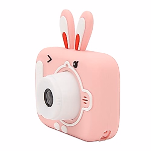 Pomya Kids Digital Camera, Toddler Girls Toy Camera, Children Selfie Camera 2.0 Inch IPS Screen, Mini Kids Camcorder Video Recorder with 1080P Video, for Birthday Gifts (Pink)