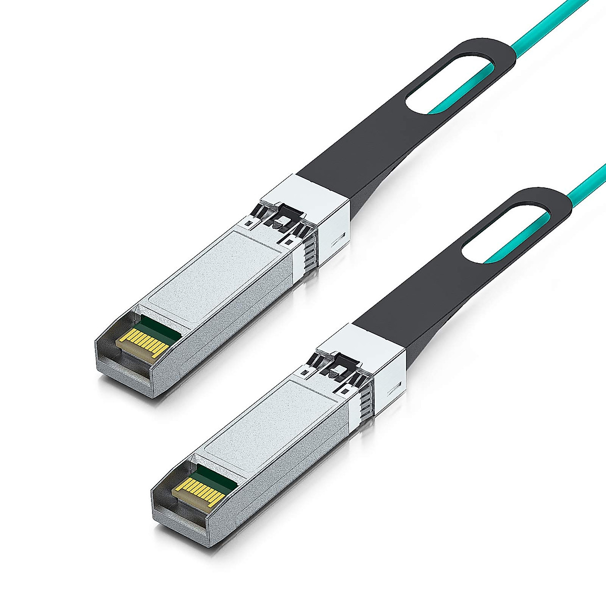 10G SFP+ AOC Cable - 10GbE SFP+ to SFP+ Active Optical Fiber Cable, OM3 MMF Direct-attach Fiber Assemblies with SFP+ connectors for Cisco SFP-10G-AOC10M, Ubiquiti UniFi, Supermicro, Mikrotik, 10-meter