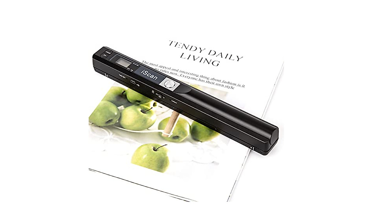 Portable Scanner 900 DPI for A4 Documents - Handheld & Compact