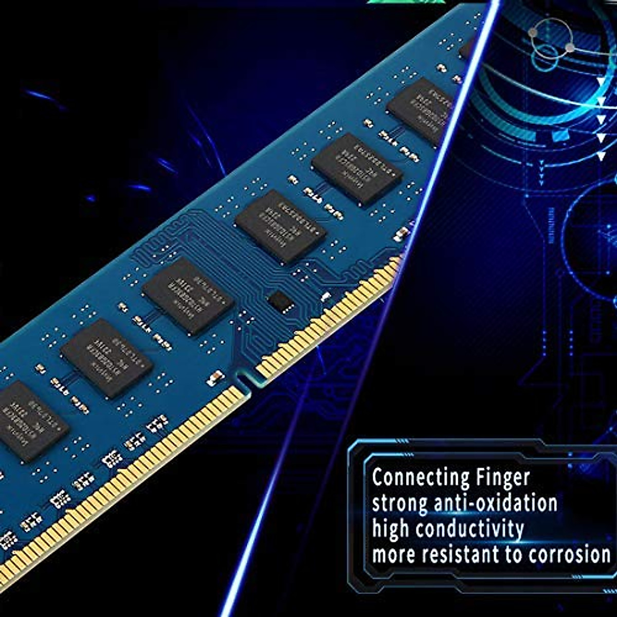 DDR3L 1600MHz Udimm Ram 8GB Kit (4GBX2) PC3L-12800/PC3L-12800U 4GB CL11 240 Pin Non ECC Unbuffered 1.35V/1.5V Desktop Computer Memory Ram Module Upgrade