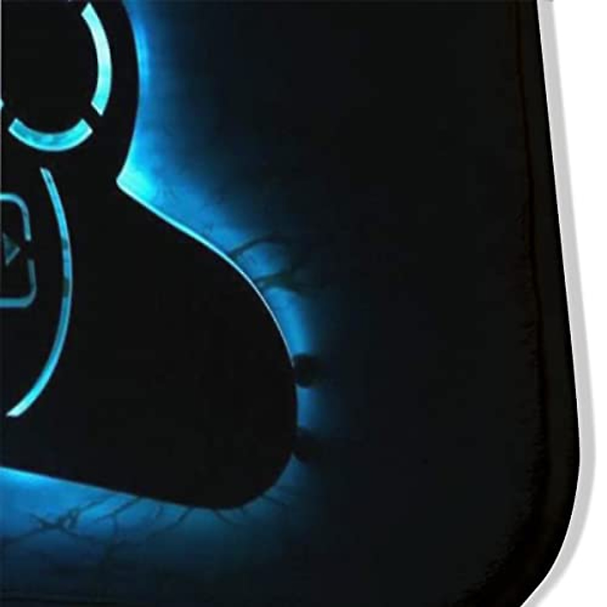 LUCKY&DONG Anime Gamer Rugs for Bedroom Boys Teens Printed Game Gamepad Carpets Living Room Mat Home Decor Non-Slip Crystal Floor Polyester Gamer Decor Doormats 17.5x31.5in