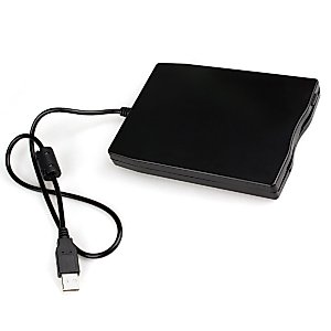 Syba USB Portable 3.5" Floppy Disk Drive, Plug and Play No Drivers Needed, Windows 2000/XP/Vista/7/8/10 Mac OSX Linux (External) NEC Chipset SY-USB-FDD