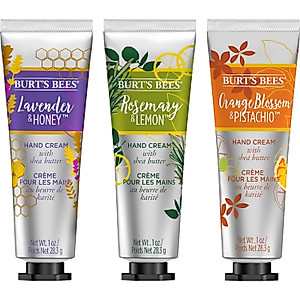 Burt's Bees Lavender and Honey Hand Cream with Shea Butter, 1 Ounce (Pack of 4)