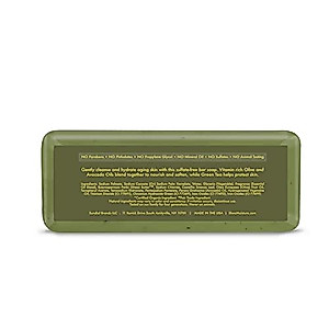 SheaMoisture Shea Butter Bar Soap, Olive & Green Tea, Essential Oils, Skin Care Routine, Olive Oil Soap Bar for Face & Body, Avocado Oil, Rich in Vitamin E, Sensitive Dry Skin (4 Pack - 8 Oz Ea) 