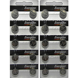 20 Energizer AG13 LR44 A76 L1154 Alkaline Battery With Long Shelf Life (Expire Date Marked)