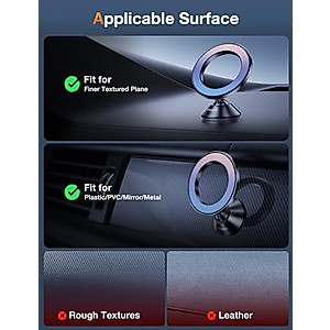 TORRAS for MagSafe Car Mount [Compact & Powerful] Magnetic Phone Holder for Car Dashboard Precision Align iPhone Car Holder Mount Cellphone [20 Strong Magnets] for iPhone 15/14/13/12 Pro Max Plus