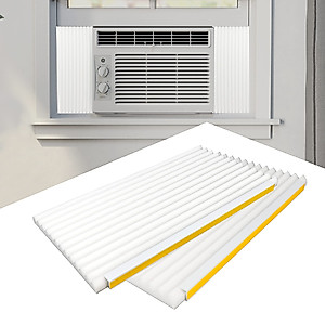 LBG Products Window AC Foam Insulation Panel Kit,Pack of 2 Insulated Air Conditioner Side Panels,18in High x 9in Wide x 7/8in Thick