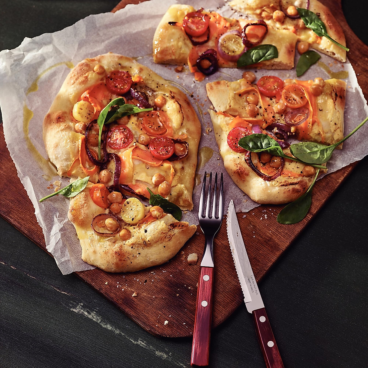 Tramontina 12-Pieces Barbecue Set 6 Knives 6 Forks