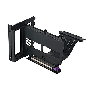 Toptekits Cooler Master Universal Vertical Graphics Card Holder KIT VER.2 with 165mm/6.5in Riser Cable, for Full Tower/Standard ATX Chassis with at Least 7 Available PCI Slots