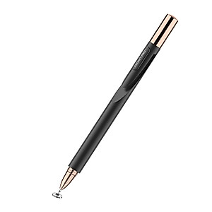 Adonit Pro 4 (Black) Luxury Capacitive Stylus Pen, High Sensitivity Fine Point and Precision,Stylus for iPad, Air, Mini, Android, iPhone, Surface, Other Touch Screens, Compatible for All Touchscreens
