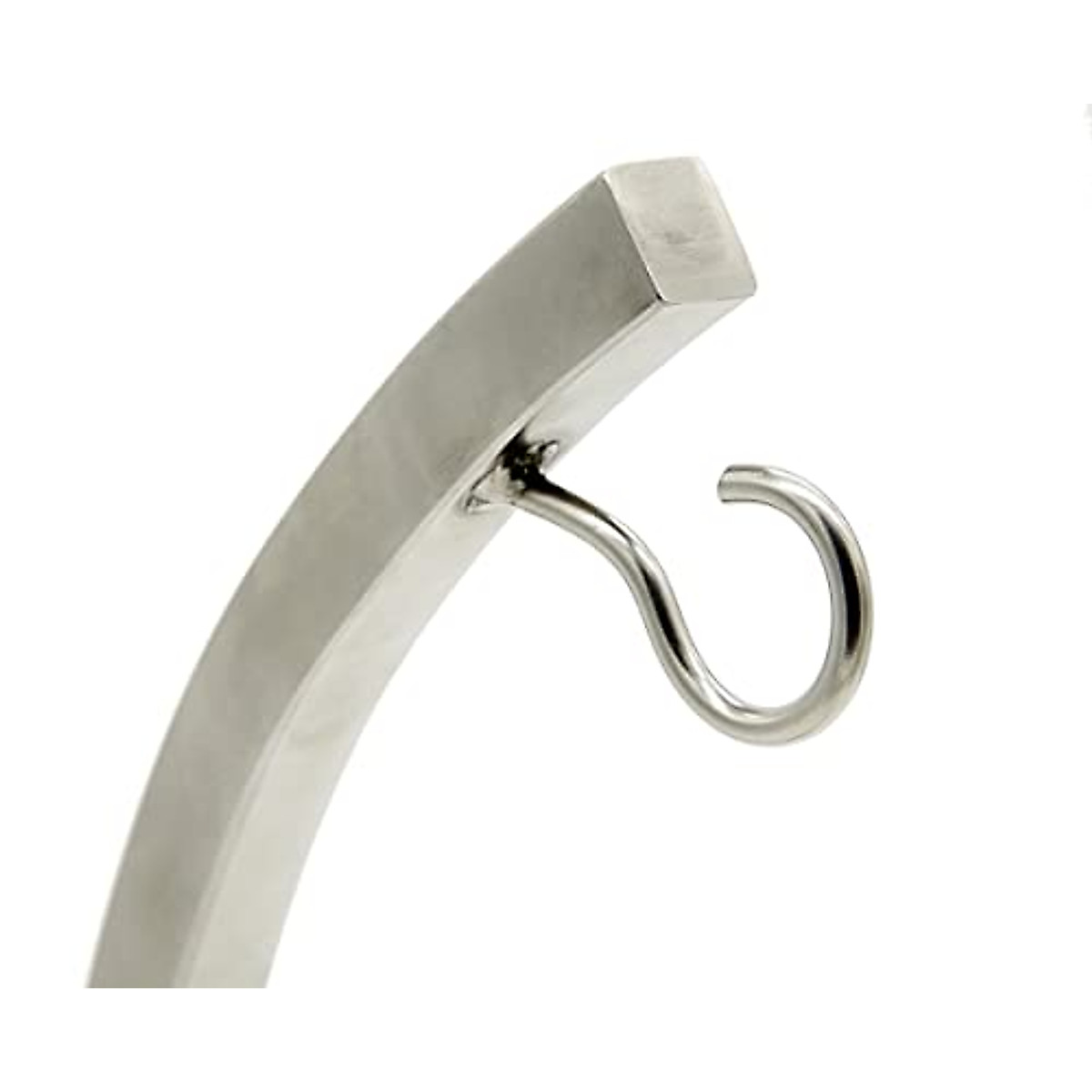 Leafy Creations High End Straight Stainless Steel Plant Hanger, Plant Hooks for Outdoor Hanging Plants, Shepherds Hook for Outdoor, Hanging Bracket for Garden, Bird Feeder Hangers for Outside