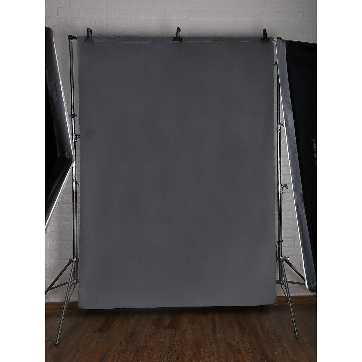 Kate 10ft×12ft Solid Gray Backdrop Portrait Background for Photography Studio