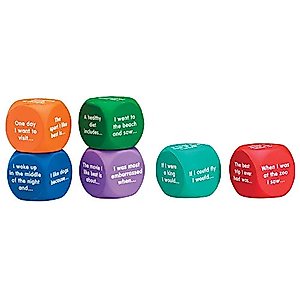 Learning Resources Writing Prompt Cubes