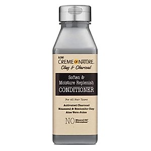 Creme Of Nature Clay & Charcoal Conditioner 12 Ounce (355ml) (Pack of 6)