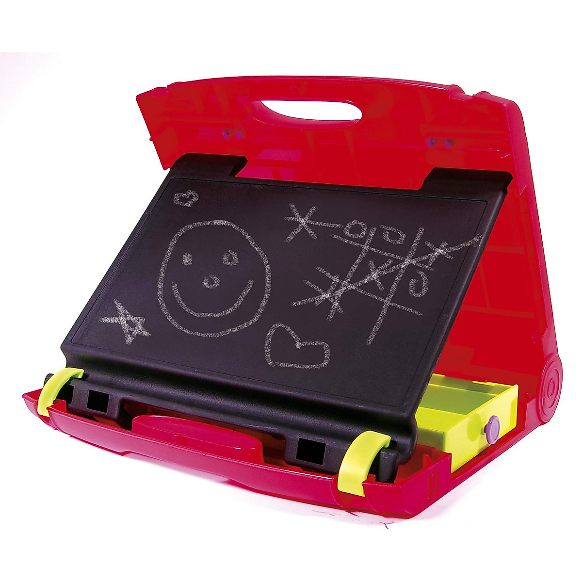 Faber-Castell Do-Art 3-in-1 Travel Easel - 30 Piece Tabletop Easel for Kids with Art Supplies, Multicolor