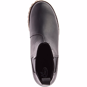 Chaco Women's Fields Chelsea Waterproof Boot, Black, 6.5