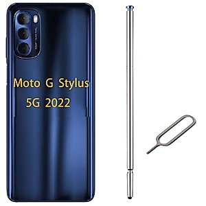 Blue for Moto G Stylus 2022 Pen Stylus Pen Replacement Parts for Motorola Moto G Stylus 5G (2022) XT2215-1, XT2215-4, with Free Sim Eject Pin Needle