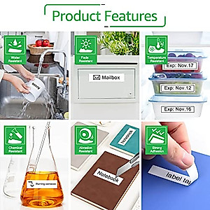 GREENCYCLE 3 PK Laminated Flexible ID Black on White 1/2 Inch 0.47" Label Tape Compatible for Brother AZE Fx231 TZ-FX231 TZFX231 TZe Fx231 for PT Cube PTD210 Printers