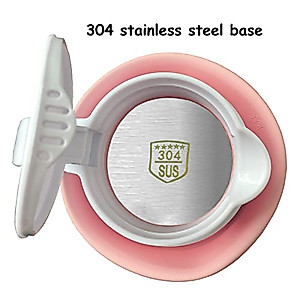 Foldable Portable Electric Kettle with Food Grade Silicone, 9 Mins Fast Water Boiling Tea Pot Coffee Pot for Camping or Travel, Collapsible Kettle with Separable Power Cord 110V US Plug 600ML Pink