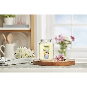 Yankee Candle Juicy Citrus & Sea Salt Scented, Classic 22oz Large Jar Single Wick Candle, Over 110 Hours of Burn Time
