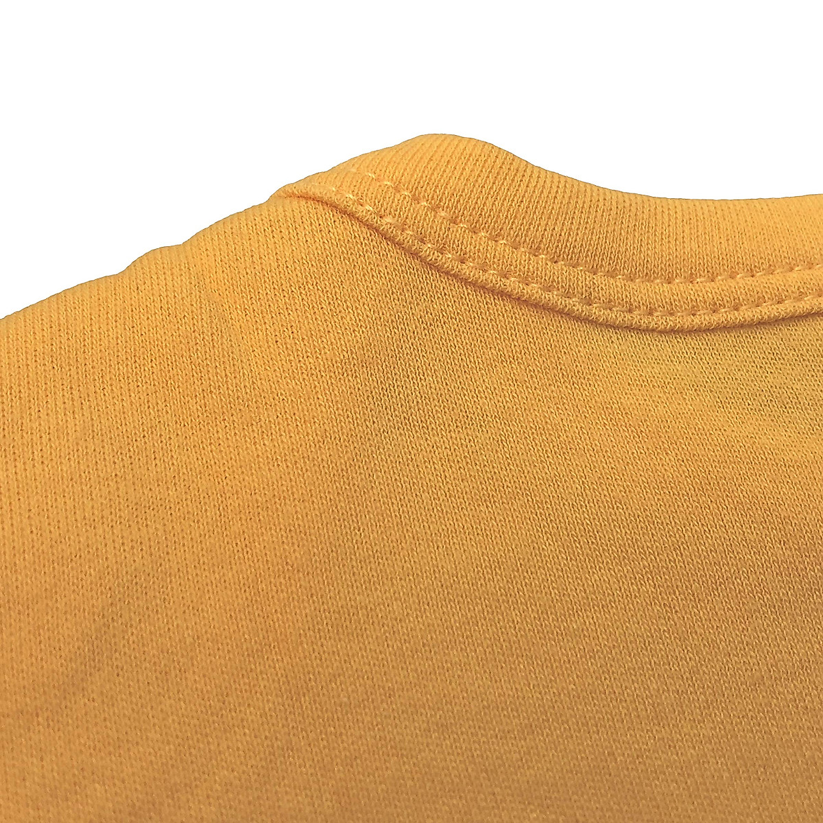 COUVER Unisex Baby Infant Toddler Long Sleeve Lap Shoulder Solid Color Bodysuit Onesie,Golden Yellow,12 Months