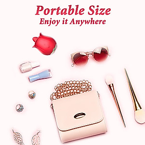 Rose Toy Vibrator for Women, Visetoyz Tongue Licking Mini Clitoral Vibrator Stimulator with 9 Vibrating Pleasure for Clitoris & Nipple Stimulation, Adult Sex Toys & Games for Women Couples