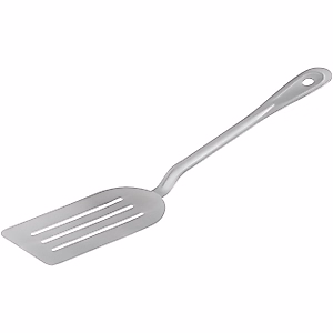 OCS Parts Pro Series Stainless Steel Kitchen Spatula | Slotted | 14.5" Flexible Dishwasher Safe Food Turner Spatula and Cooking Utensil for Home and Commercial Kitchens