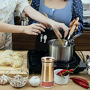 Hemoton 2Pcs Seasoning Shaker Visible Pepper Shakers Condiment Bottles Kitchen Salt Jars Bottles