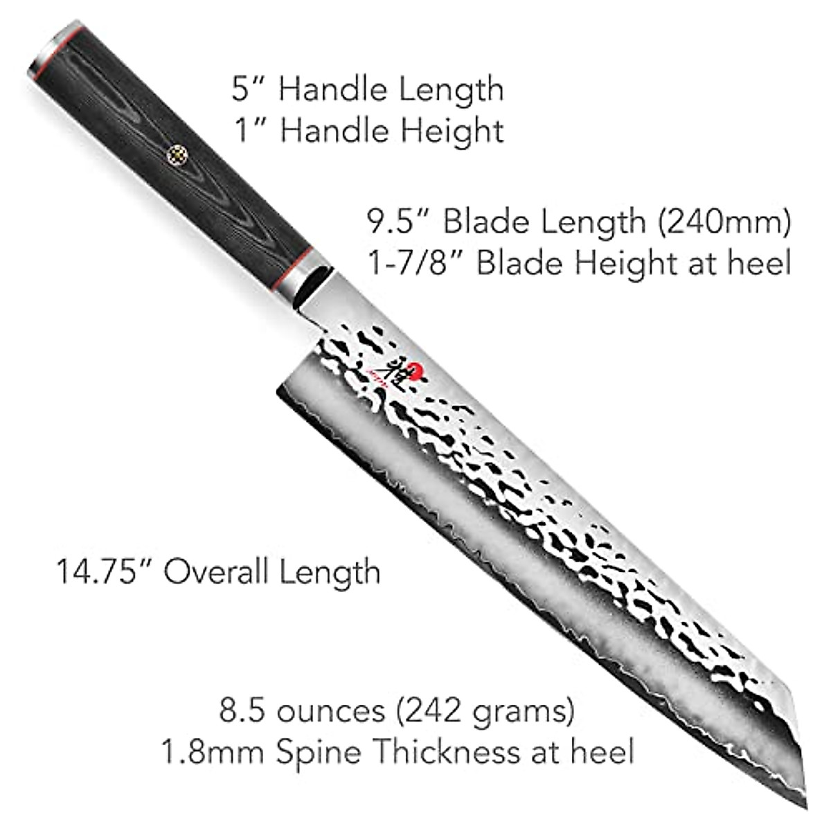 MIYABI Mizu SG2 9.5" Kiritsuke Knife