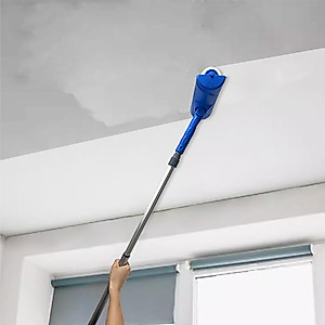 Nichiyo 10 Inch Ceiling Paint Roller with Shield Roller and Shield with Adjustable Head Ceiling Paint Roller No DripRoller Without Splatter Paint Brush for Painting Ceilings Walls(EL01152)