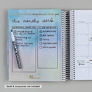 Snap-In Checklist Dashboard, Wet-Erase and Dry-Erase, Portable Dashboard You can Snap Into Your Coiled Planner, Notebooks, and Binders, Stay on Track in Style by Erin Condren